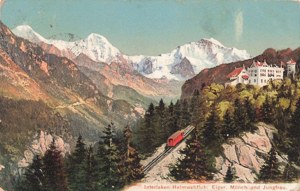 Interlaken heimwehfluh eiger mönch und Jungfrau Gestell (Gebraucht) in Biasca für CHF 5 – mit ...