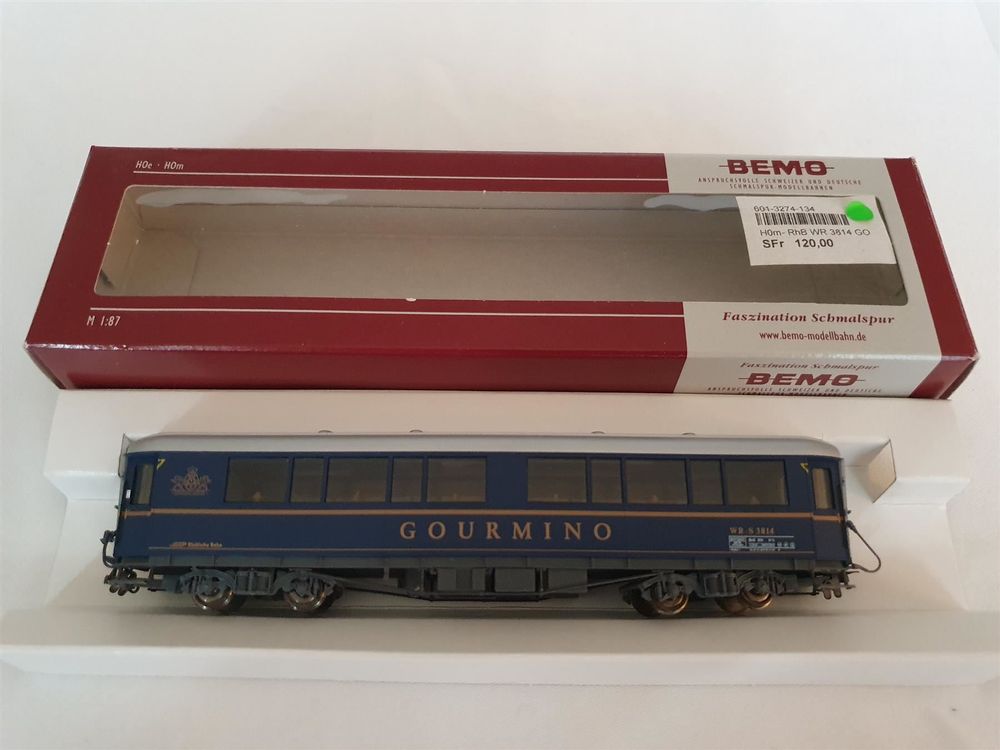 Bemo RhB 3274 134 Saalwagen WR-S 3814 (Gebraucht) in Basel für CHF 166 – mit Lieferung auf ...