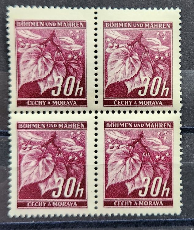 Deutsche Besetzung/Böhmen und Mähren-Mi 24 Viererblock ** (Neu und originalverpackt) in Hittnau ...