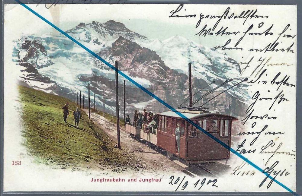 Jungfraubahn. Jungfrau. Zug mit Bauarbeiter. (Gebraucht) in Horw für CHF 7 – mit Lieferung auf ...