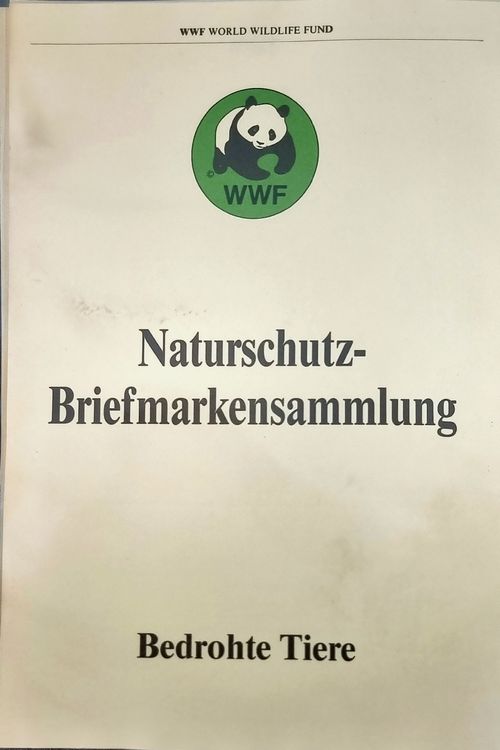 WWF Briefmarkensammlung "Bedrohte Tiere" - Rarität!🐅🐘 52 (Gebraucht) in ...