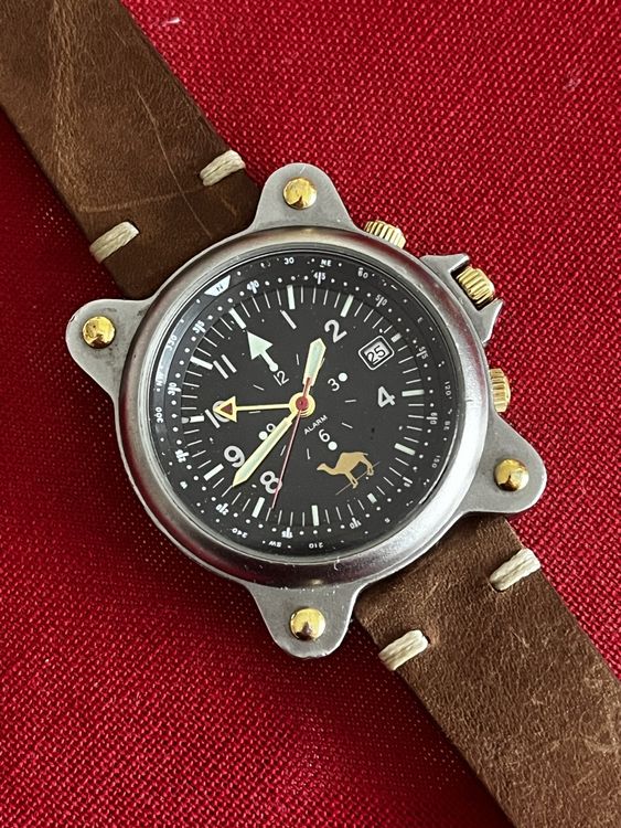 Vintage Camel Alarm Chrono Quartz Watch | Kaufen auf Ricardo