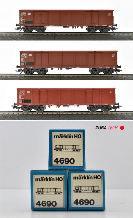 Märklin 3x 4690 Offene Güterwagen DB OVP (Gebraucht) in St. Gallen für ...