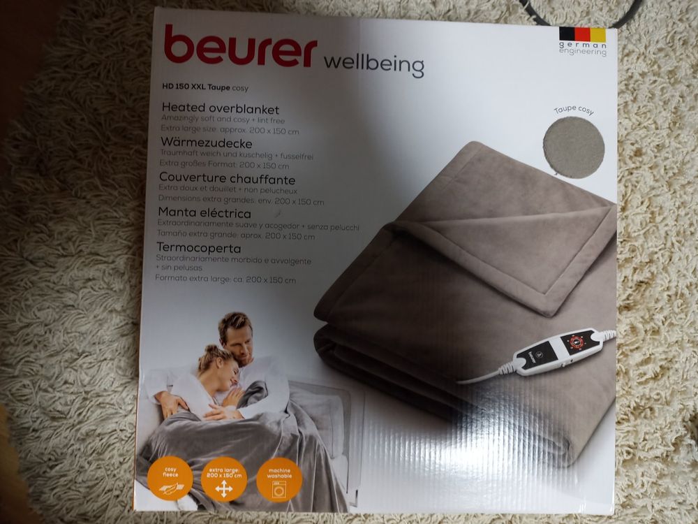 Beurer wärmezudecke HD150 XXL (Neuf avec emballage d'origine) à Lyss ...