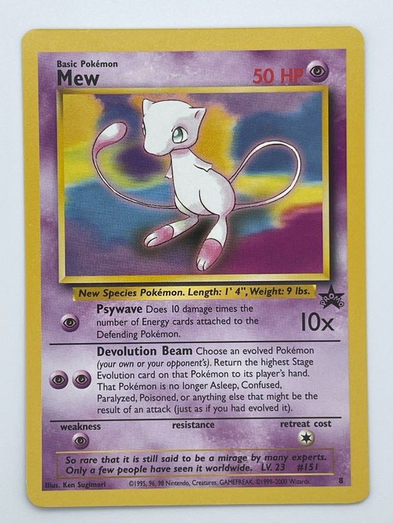 Mew #8 Pokémon Black Star Promo (Neu (gemäss Beschreibung)) in Uster für CHF 5 – mit Lieferung ...