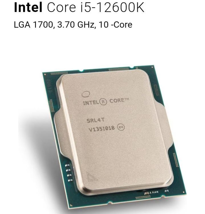 Cpu intel 12gen. I5 12600k lga 1700 (Gebraucht) in Sursee für CHF 150 ...