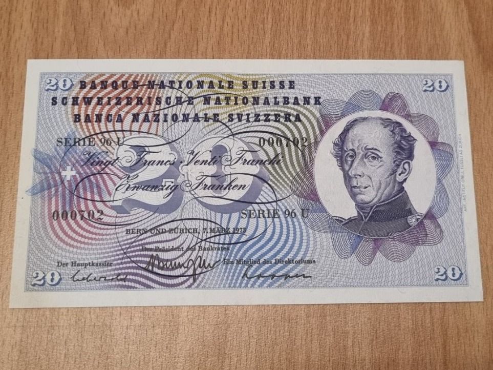 Note 20 FR 1973 - Ungefaltet | Kaufen auf Ricardo