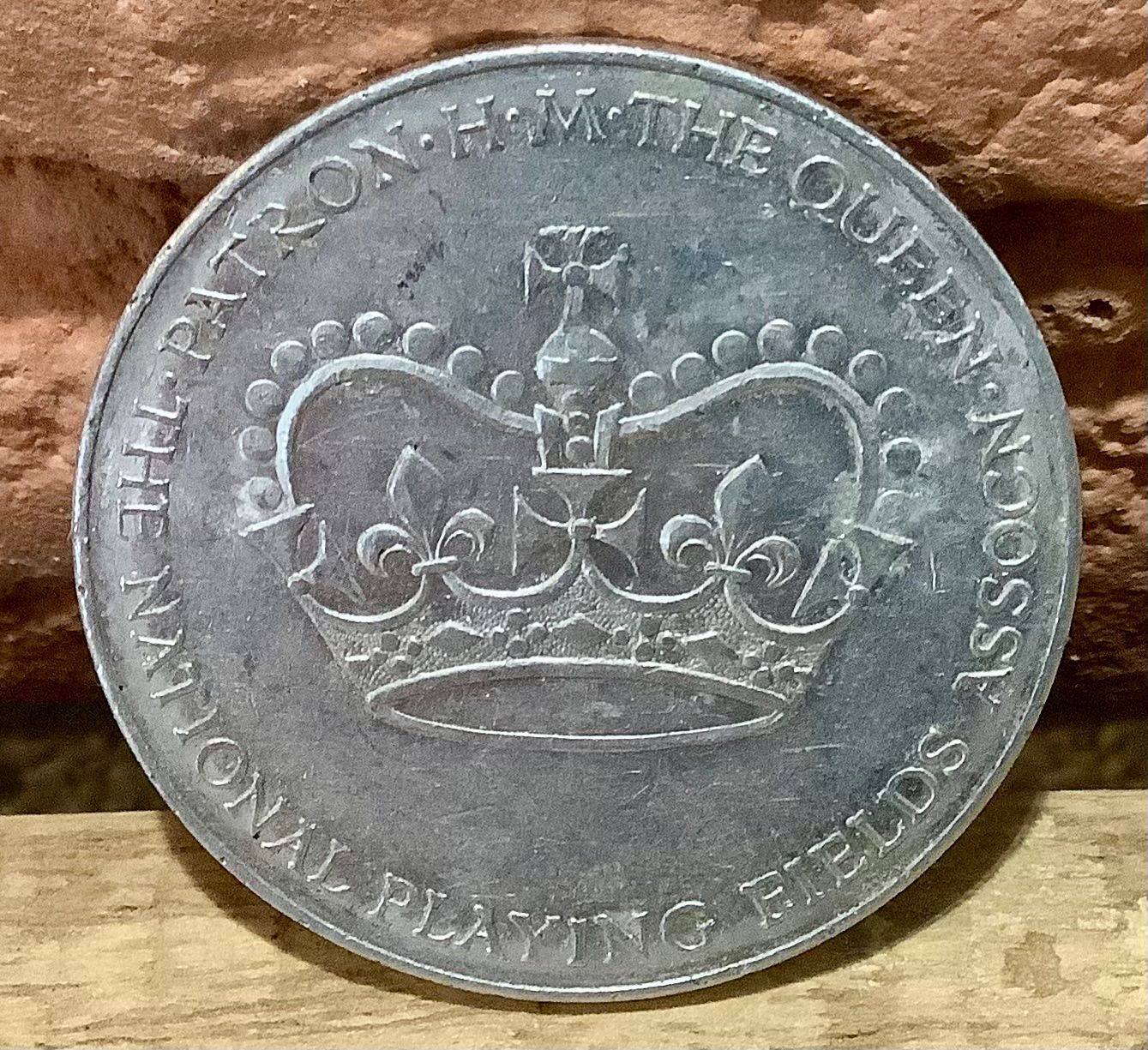 1953 - QUEEN ELIZABETH II Souvenir Medaille Krönung England (Gebraucht ...