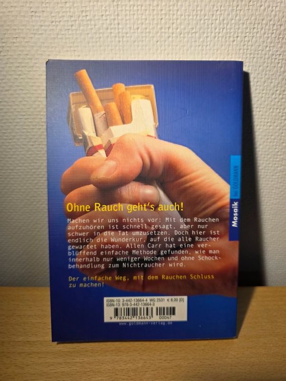 Allen Carr - Endlich Nichtraucher! Buch (Gebraucht) in Herisau für CHF ...
