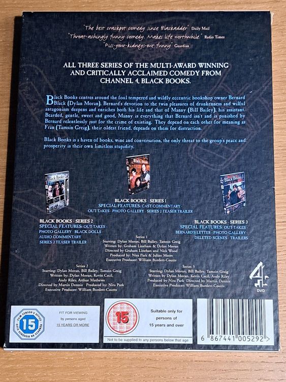IMPORT-DVD: The Complet Black Books Series 1, 2 & 3. (Neu (gemäss ...
