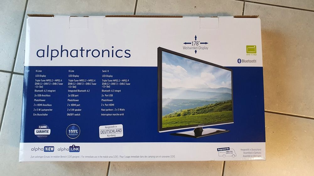 Camping Fernseher von Alphatronics (Gebraucht) in für CHF 100 – mit ...