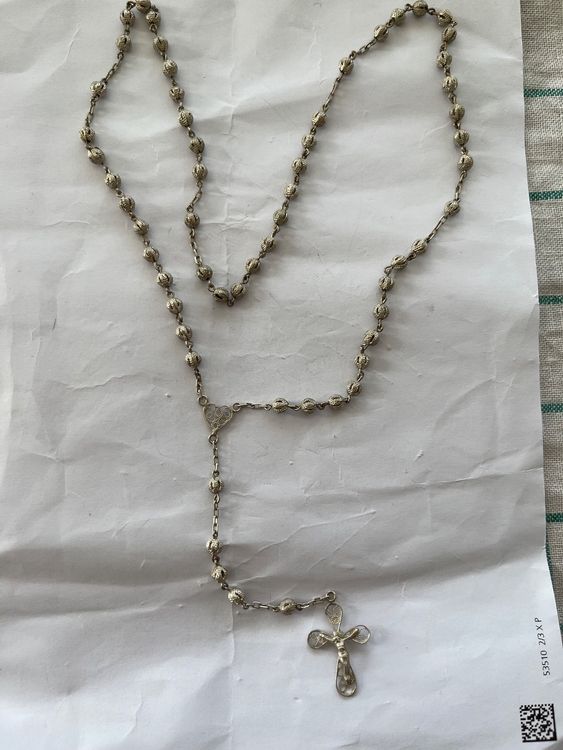 Rosenkranz Silber (Gebraucht) in Langnau am Albis für CHF 16 – mit Lieferung auf Ricardo kaufen