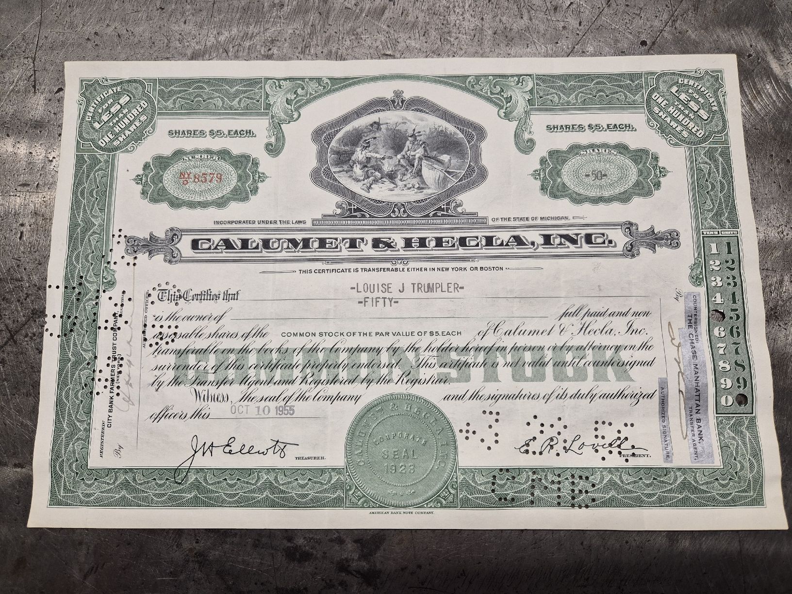 Actions Américaine ancienne (D'occasion) à Le Locle pour CHF 10 – avec ...