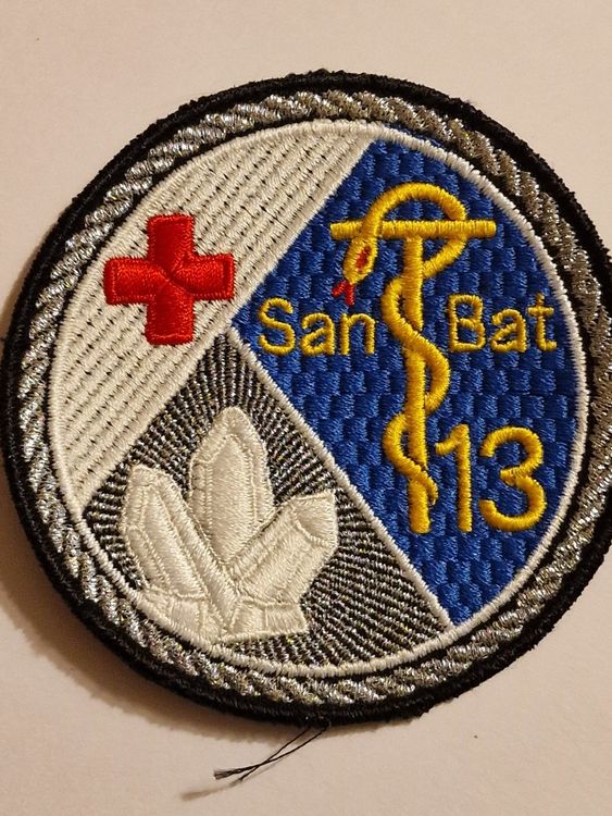 Sanitat Badge San bat 13 Silber | Kaufen auf Ricardo