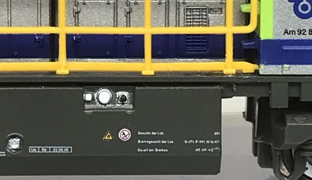 BLS Am 843 502-8 silber/blau/neongrün | Kaufen auf Ricardo