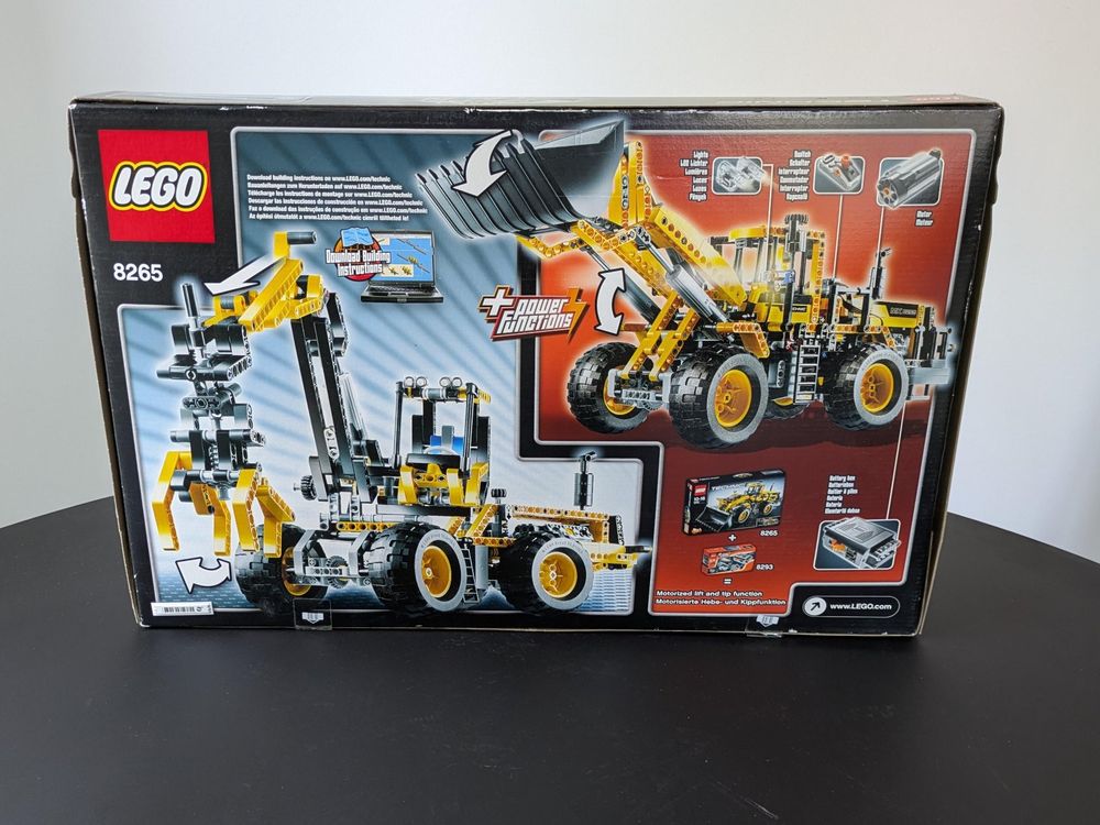 LEGO TECHNIC 8265 - Front loader (2009) with BOX (D'occasion) à ...