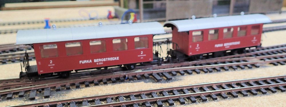 Bemo H0m - 2 Pwagen FURKA BERGSTRECKE für Bastler (Defekt) in Lausanne ...