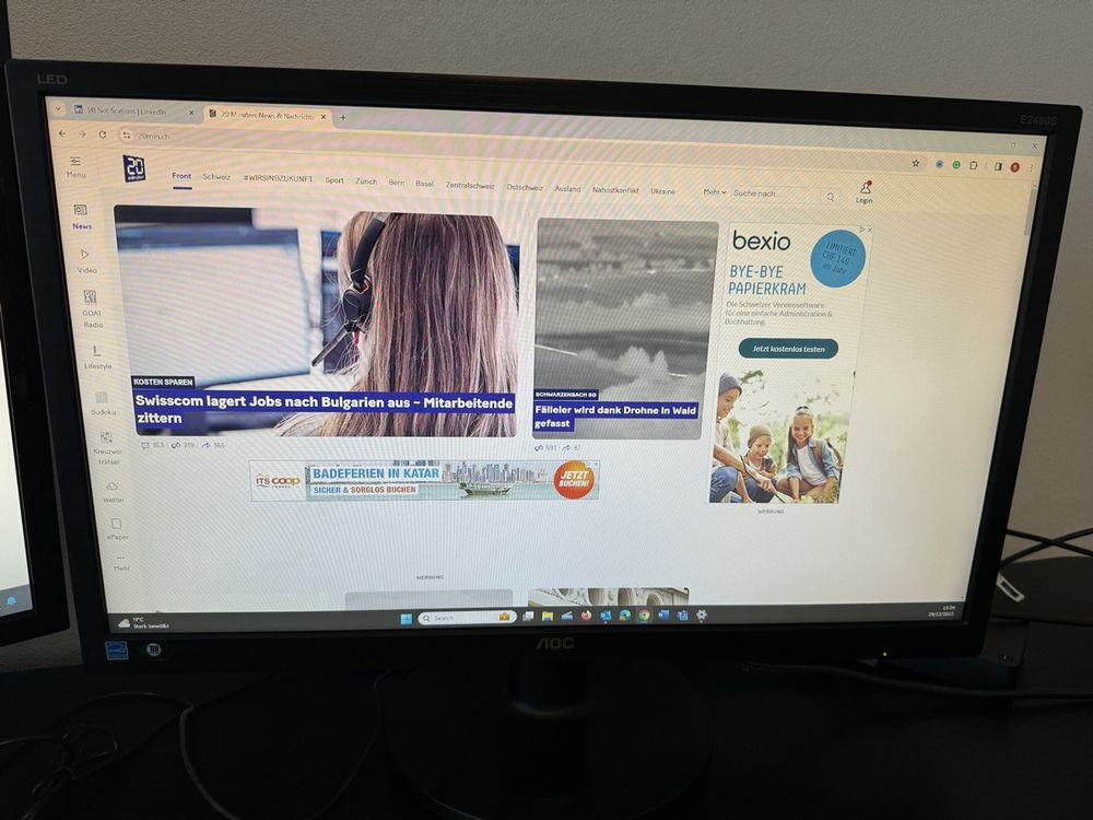 AOC E2460S Bildschirm | Kaufen auf Ricardo