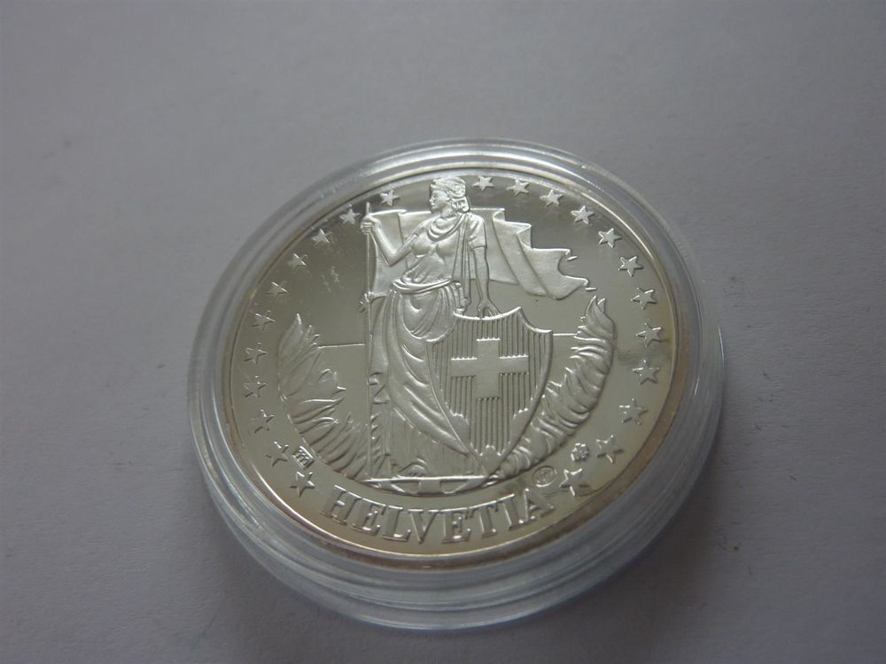 1 Unze-Silbermedaille: Wilhelm Tell (Neu und originalverpackt) in Birrwil für CHF 36 – mit ...