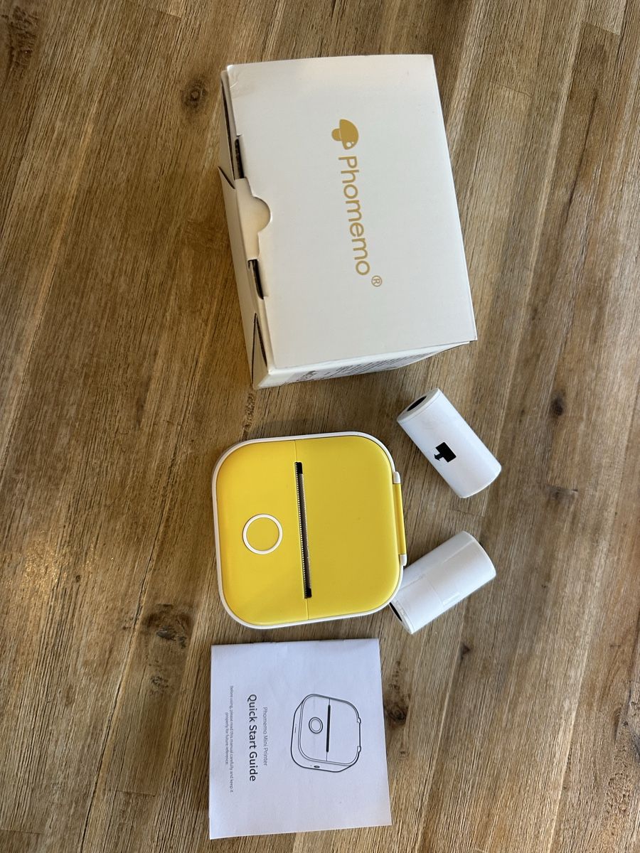 Phomemo M02 Mini-Drucker + 2 Rollen Thermopapier! (Gebraucht) in ...