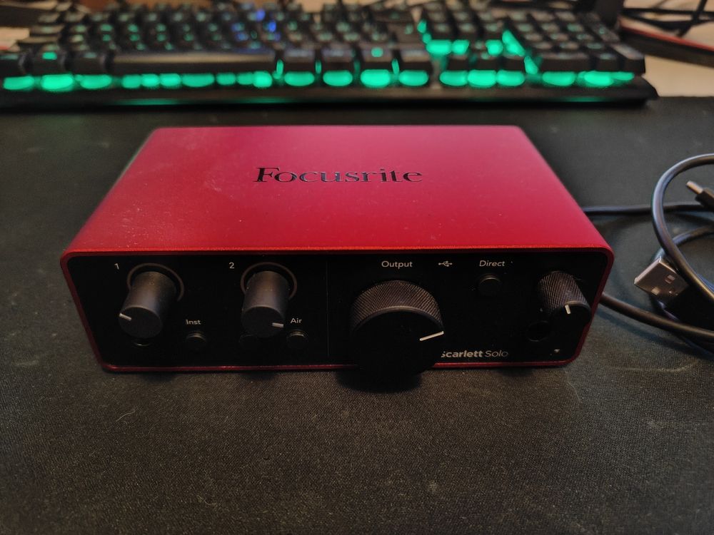 Focusrite Scarlett Solo 4th gen inkl garantie (Neu (gemäss Beschreibung ...