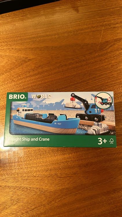 BRIO 33534 ContainerSchiff & Kran (Gebraucht) in Zürich für CHF 15 ...