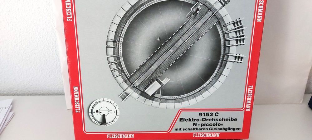 Fleischmann Drehscheibe 9152 C zusätzl. 22 Gleisabgänge 9153 | Kaufen ...