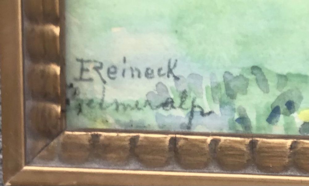 Elisa REINECK (1872-?) Landschaft Aquarell (Gebraucht) in Root für CHF ...