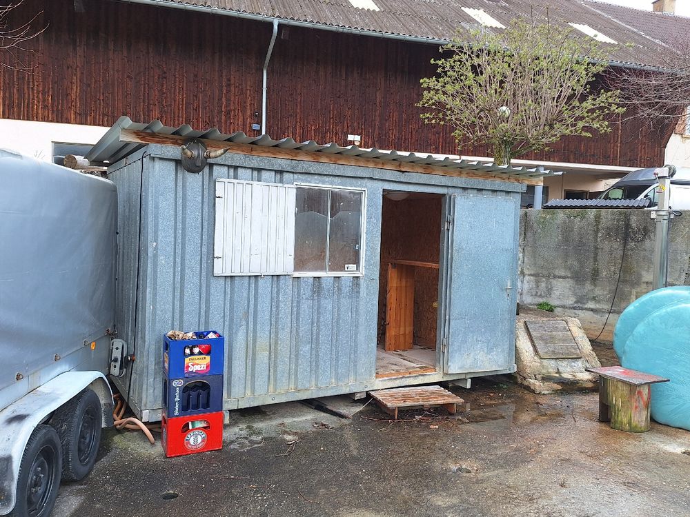 Lager.- Wohn Container Isoliert Kleintierstall Hütte (Gebraucht) in Eptingen für CHF 2250 – nur ...