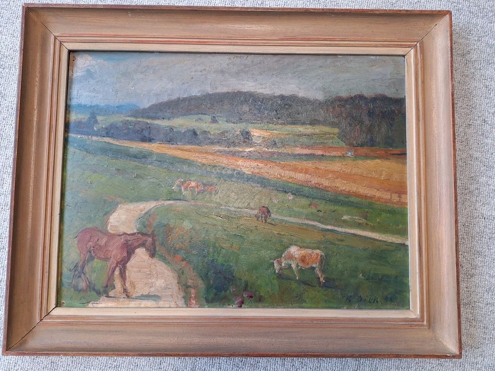 Karl Dick Originalgemälde Juralandschaft | Kaufen auf Ricardo