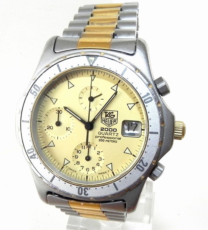 TAG HEUER 2000 PROFESSIONAL CHRONO 200M QUARTZ STAHL HERREN | Kaufen auf Ricardo