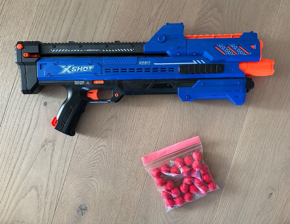 Nerv X-Shot Orbit Dart Ball Blaster, incl 24 Schuss Munition (Gebraucht ...