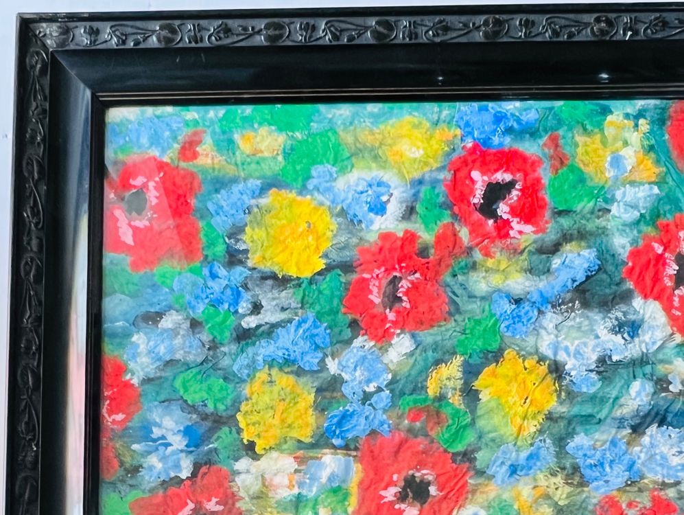 Abstrakte Stilleben Gemälde monogrammiert datiert | Kaufen auf Ricardo