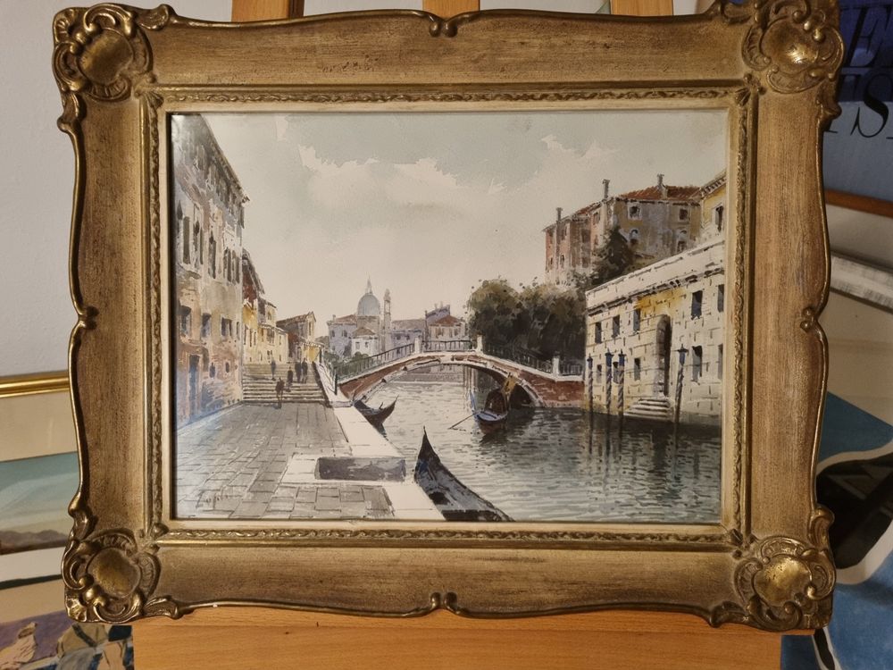Venedig Aquarelle Signiert (Gebraucht) in Zürich für CHF 410 – mit Lieferung auf Ricardo kaufen
