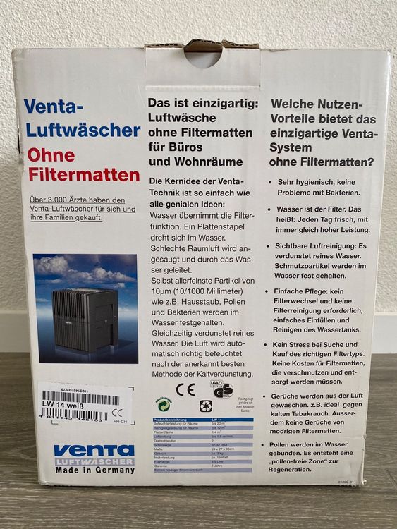 Venta Luftwäscher LW 14 - ohne Filtermatten | Kaufen auf Ricardo
