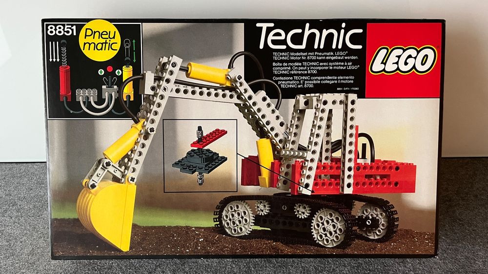 Lego Technic-Set 8851 Bagger, Pneumatic - Vintage wie neu (Neu (gemäss ...
