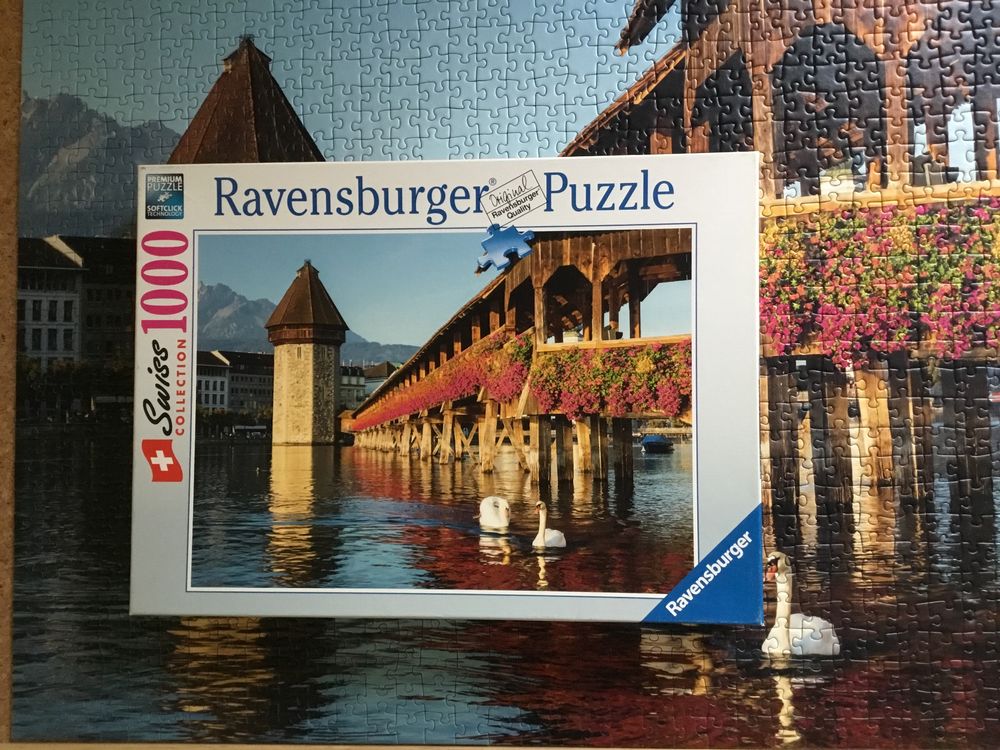 Ravensburger Puzzle Luzern Kapellbrücke 1000Teile | Kaufen auf Ricardo