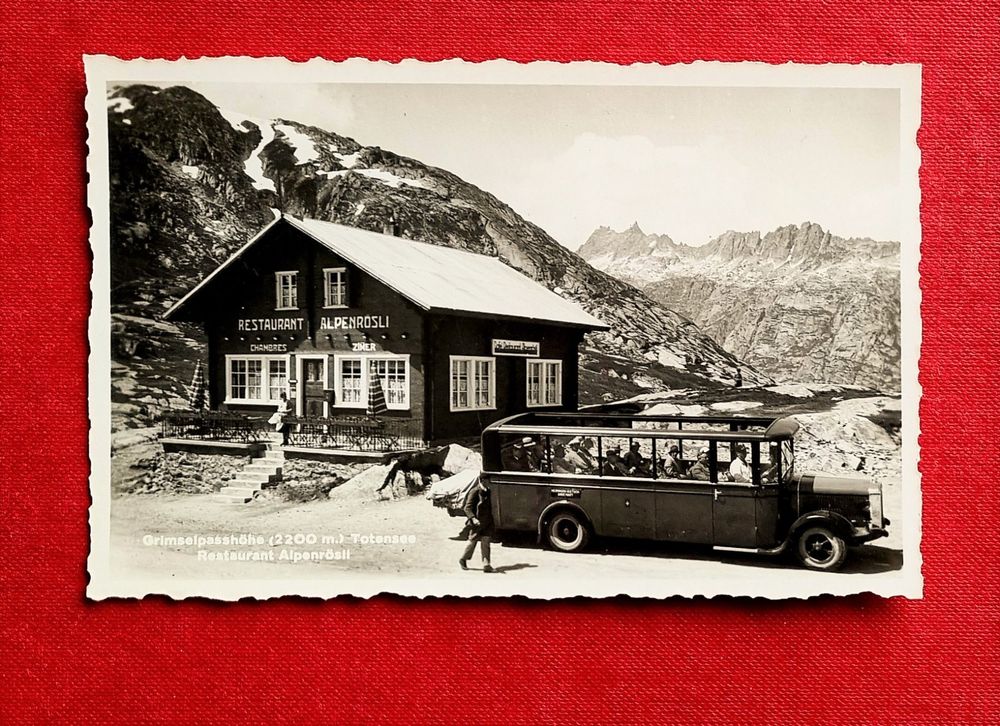 Grimsel - Alpenrösli - Postauto Kurs Gletsch - Andermatt (Gebraucht) in ...