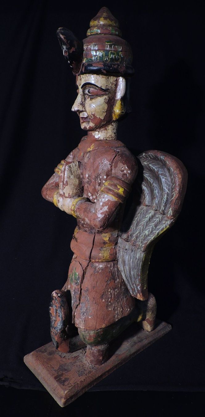 Garuda Statue polychromes Holz Südostasien (D'occasion) à Waldenburg ...