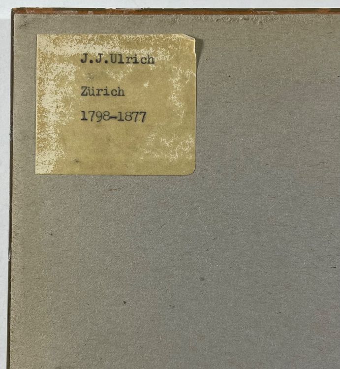 Johann Jakob Ulrich (1798-1877) Zeichnung | Kaufen auf Ricardo