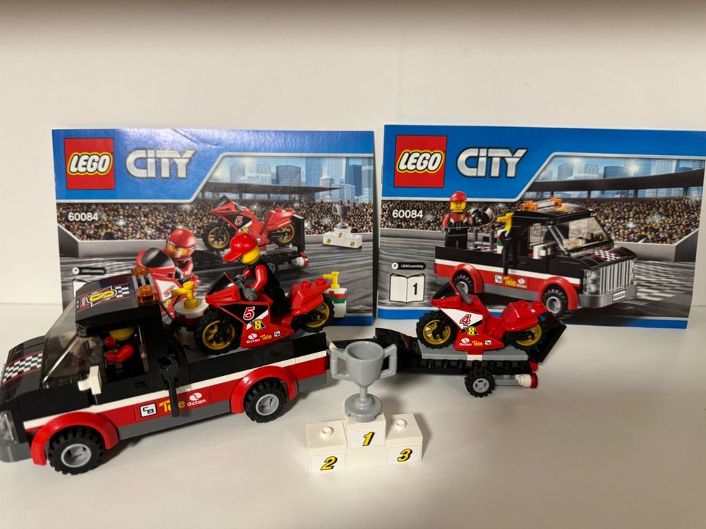 Lego City 60084 Rennmotorrad Transporter (Gebraucht) in Mümliswil für ...