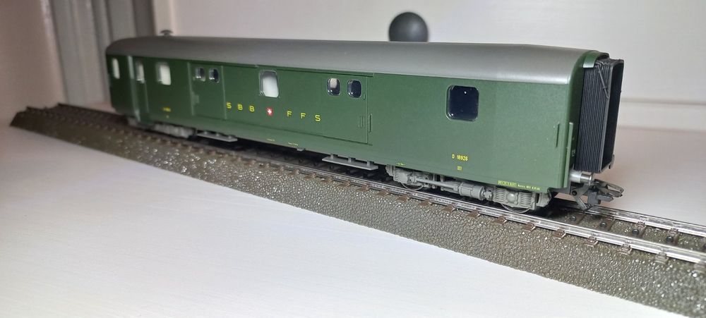 Märklin 43400 SBB Leichtstahl Gepäckwagen D 18926 H0 1:87 (Neu (gemäss ...