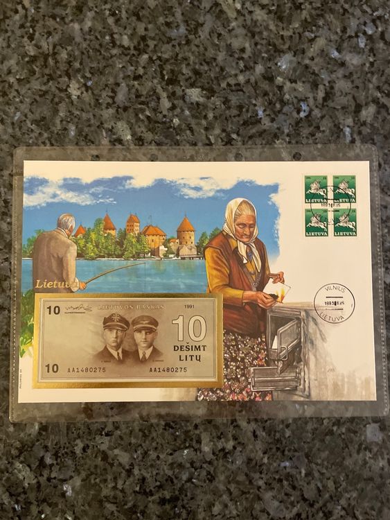 Banknotenbrief Litauen SEHR RAR (Neu (gemäss Beschreibung)) in Schlossrued für CHF 177 – mit ...