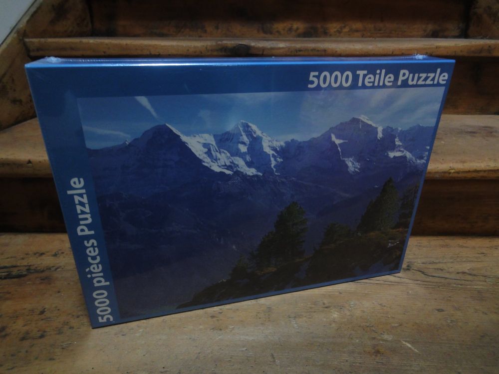 Neues Puzzle Eiger, Mönch, Jungfrau, 5000 Teile (Gebraucht) in Sevelen für CHF 24 – mit ...