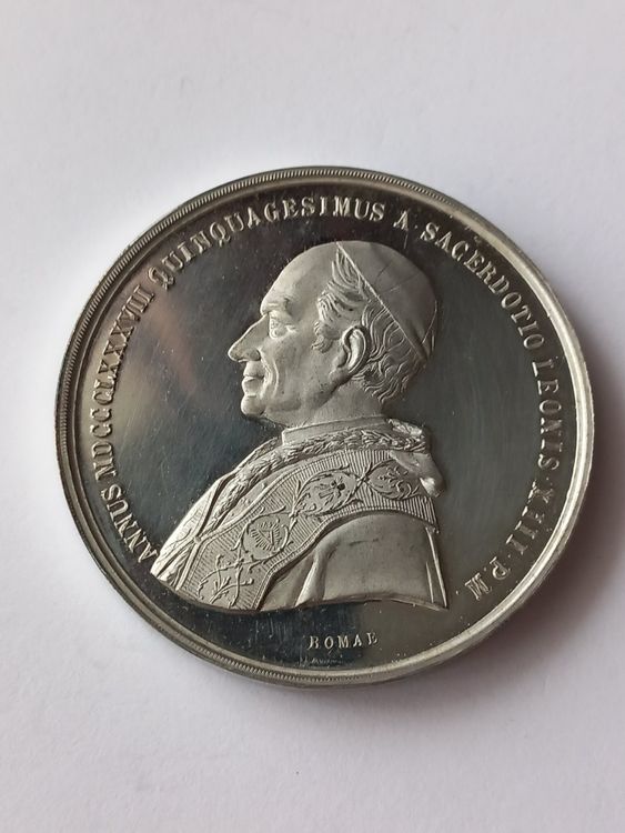 Medaille Vatican Leon XIII 1887 Rome 37.66gr. (Neu (gemäss Beschreibung ...