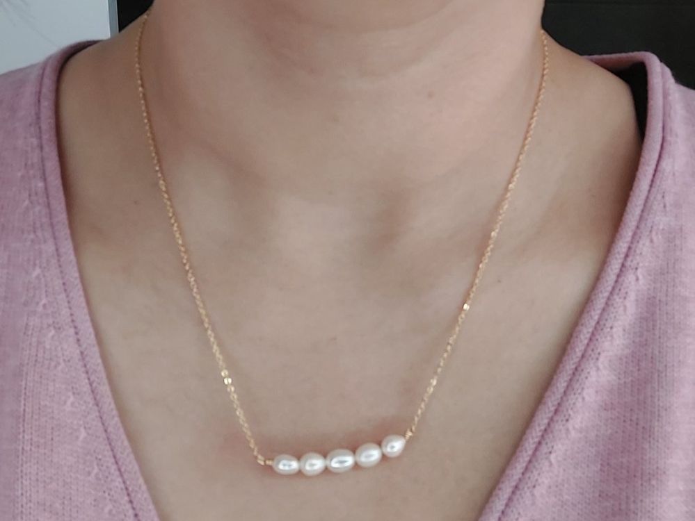 Perlenkette mit Draht – V, Linie oder Smiley-Form (Neu (gemäss ...