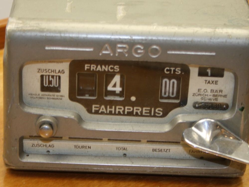 TAXIUHR TAXOMETER KIENZLE ARGO ALT RAR TOP DEKO! (Defekt) in Wauwil für ...