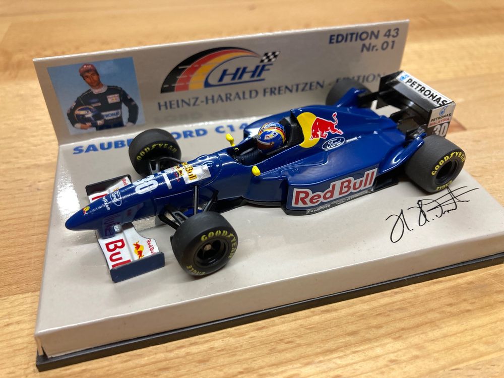 Sauber Ford C14 HHF Edition Nr. 01/43 signiert F1 (Gebraucht) in ...