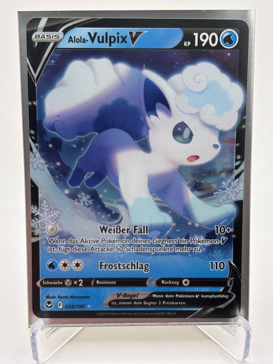 Silberne Sturmwinde - Alola-Vulpix V (SIT 33) - Deutsch | Kaufen auf ...