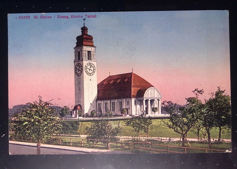 St Gallen Evangel. Kirche Tablat ungel. | Kaufen auf Ricardo